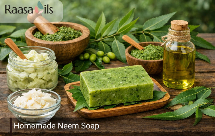 DIY Homemade Neem Soap: Complete DIY Soap Tutorial – Raasa Oils India