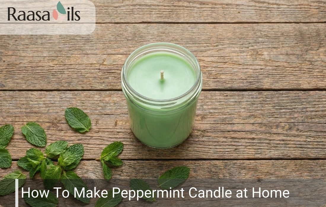 How To Make Peppermint Candle at Home: Easy DIY Recipe – Raasa Oils India